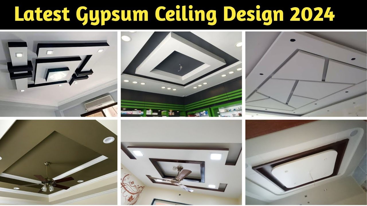 Gypsum Ceiling Design Ideas 2024 | False Ceiling | Ceiling Design ...