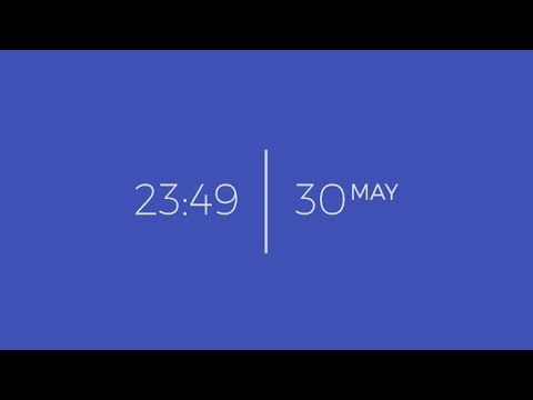 Minimo Rainmeter Clock and Date Skin | Rainmeterbase - YouTube