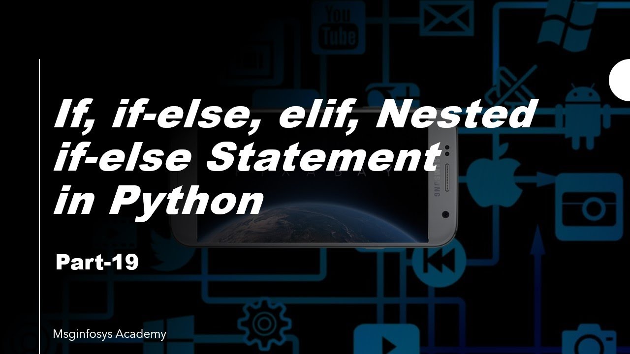 If, if-else, elif, Nested If Statement in Python | Python Tutorial in ...