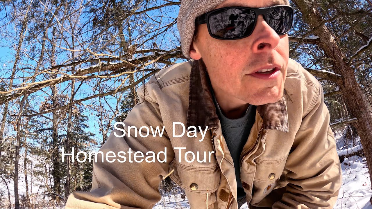 Snow Day Homestead Tour - YouTube