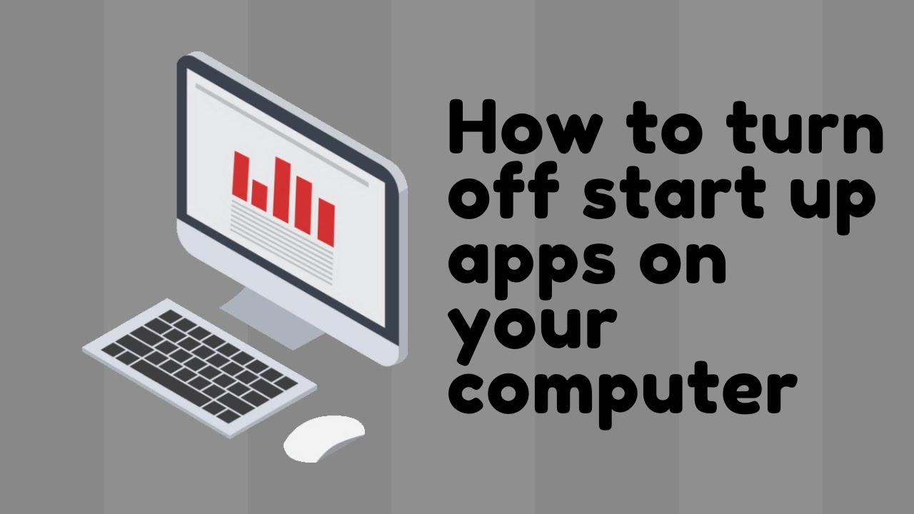 how to turn off/on start up apps on your windows computer - YouTube