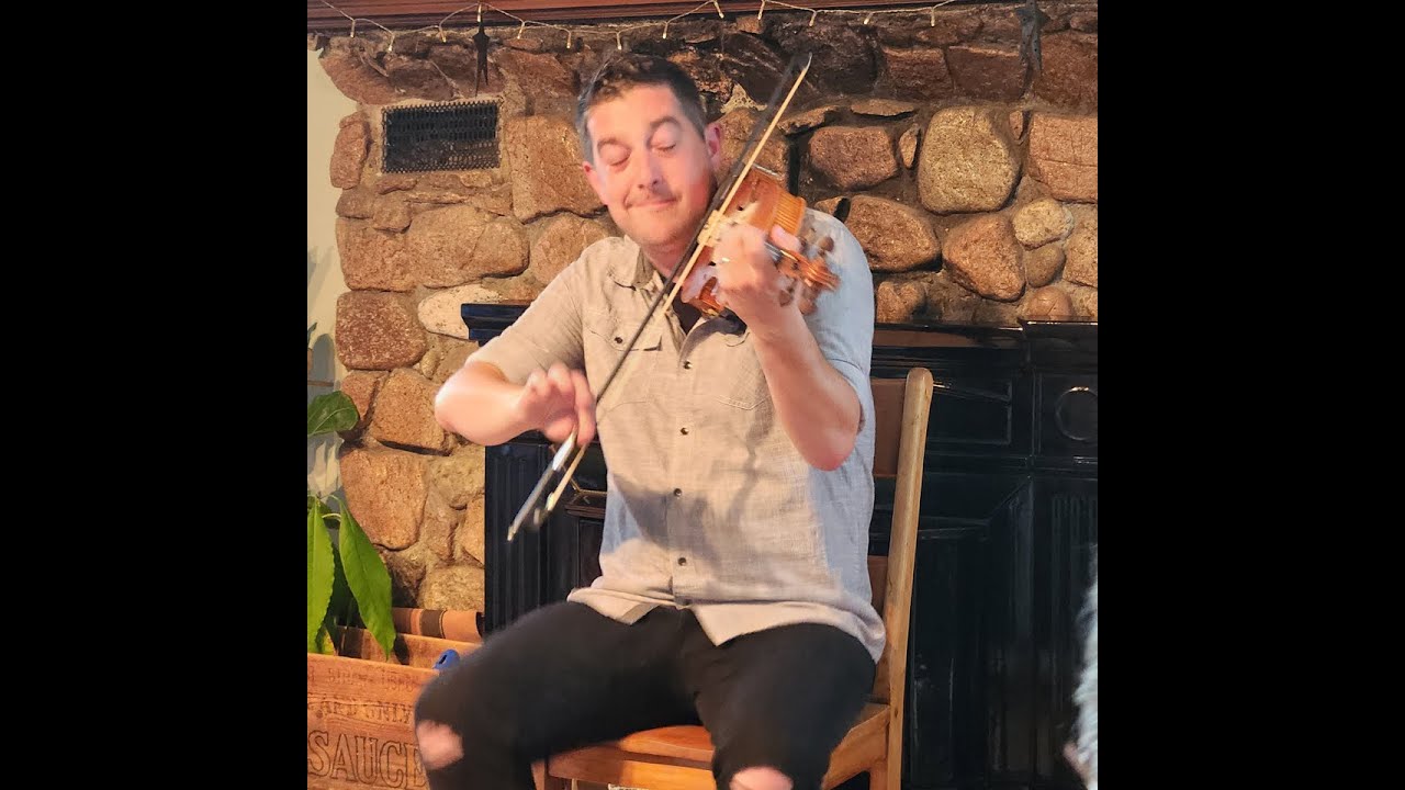 Cape Breton Fiddler Colin Grant with Adam Young at Cape Breton House ...