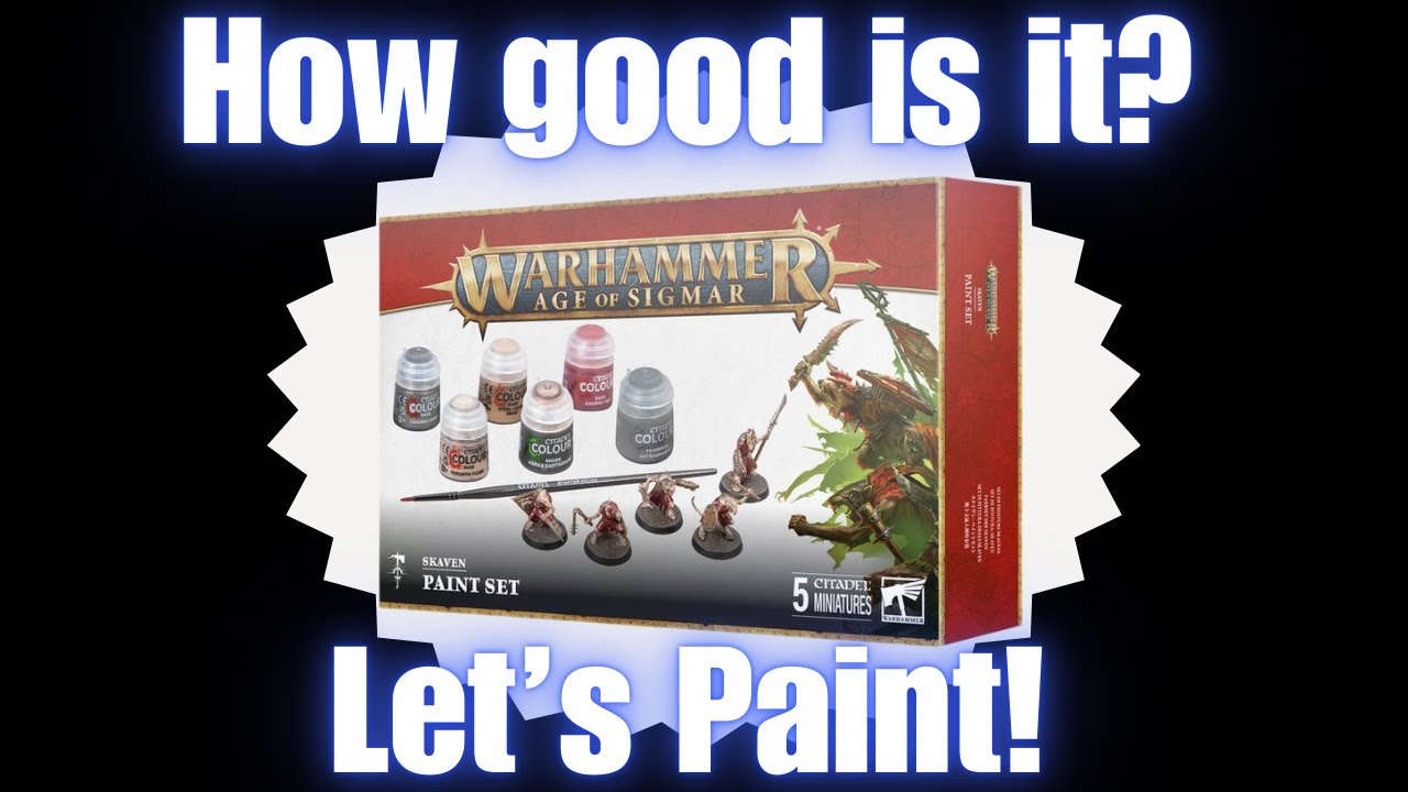 How well can you paint with just the Skaven paint set? - YouTube