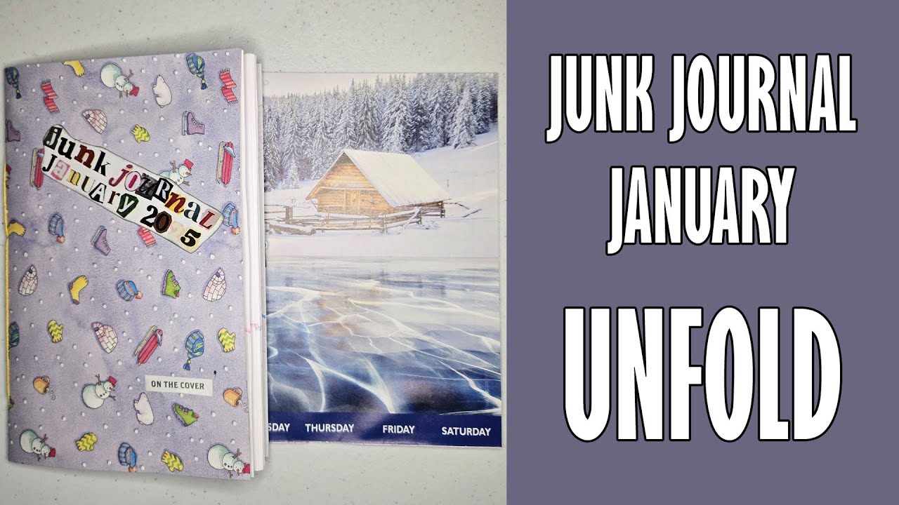 Junk Journal January: Unfold (Day 16) Create a Folded Paper Pullout ...
