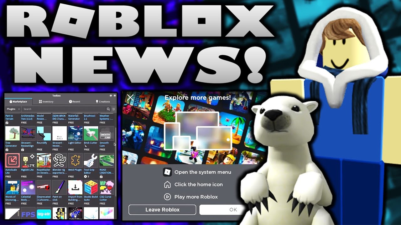 ROBLOX NEWS! NEW CODE ITEMS! Selling Models/Meshes/Plugins? - YouTube