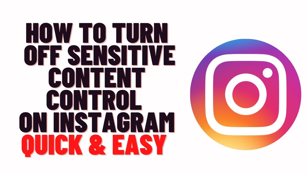 how to turn off sensitive content control on instagram - YouTube