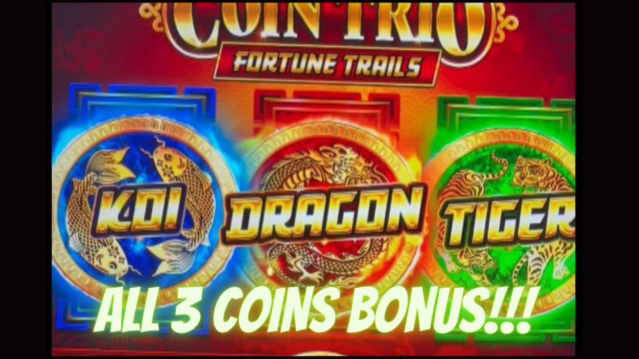 ALL 3 Coins BONUS FLIPPED on Coin Trio-OVER 100X WIN #slots #lasvegas ...