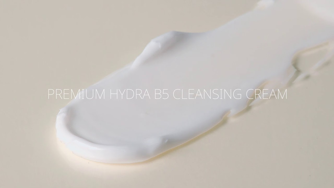 AHC Premium Hydra B5 Cleansing Cream Texture - YouTube