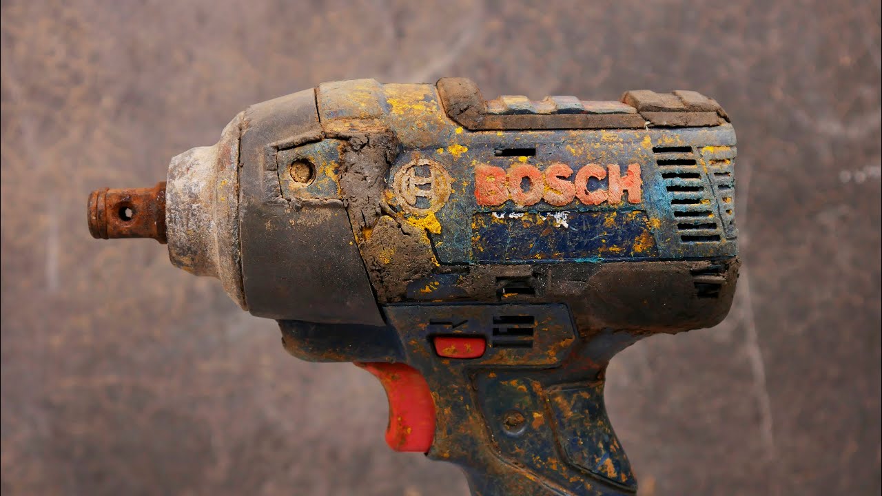 Cordless Impact Wrench Restoration Bosch Gds 18v Ec 300 Abr Youtube