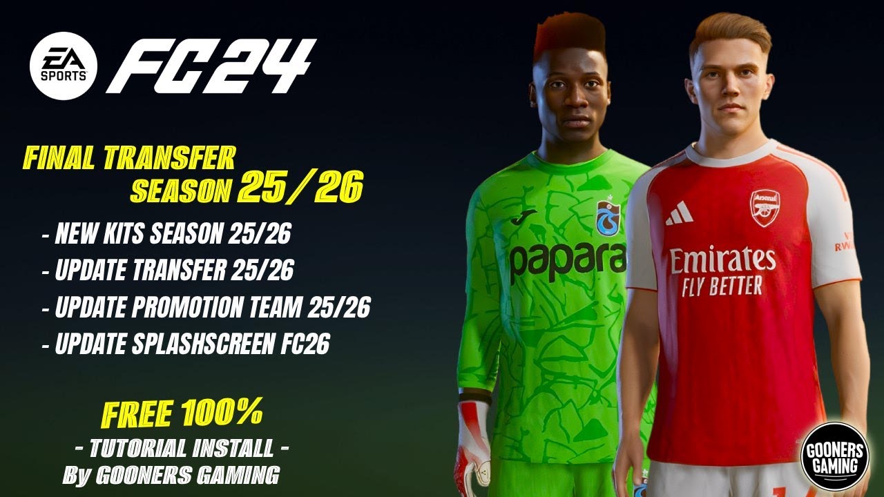 FC 24 UPDATE FINAL SUMMER TRANSFER 25/26 + TUTORIAL INSTALL #fc24 - YouTube