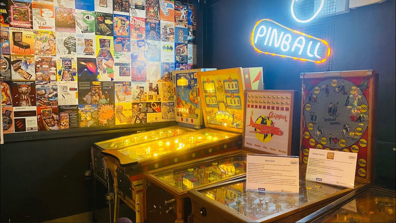 Interactive Museum of Pinball "Pinball Station" - YouTube