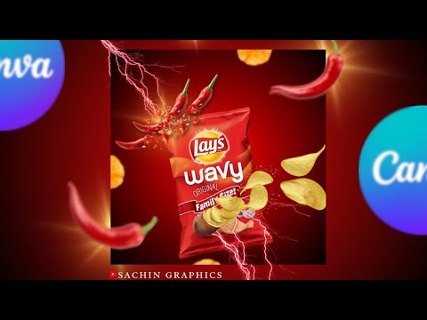 Lays Poster Design In Mobile | Canva Design - YouTube