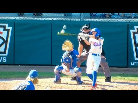 Max Martinez RBI Single - 2023 LLWS Texas West vs Texas East !!! - YouTube