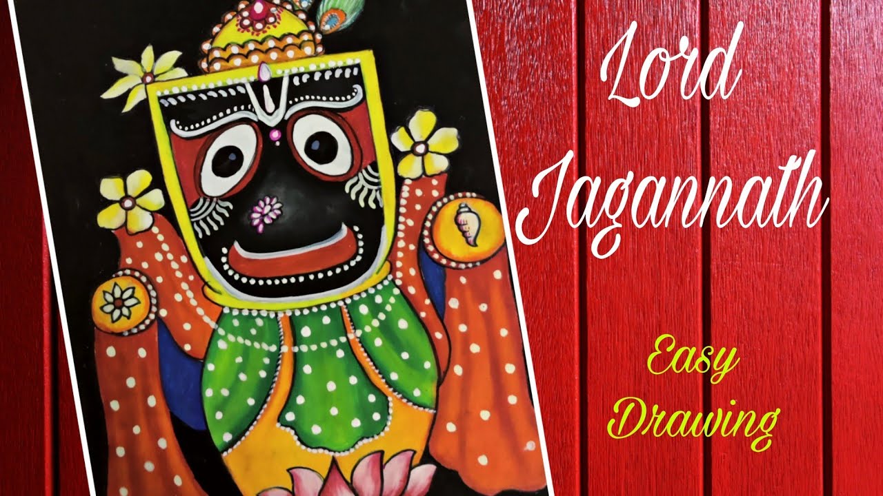 Lord Jagannath Drawing/RathYatra Puri Special Drawing - YouTube