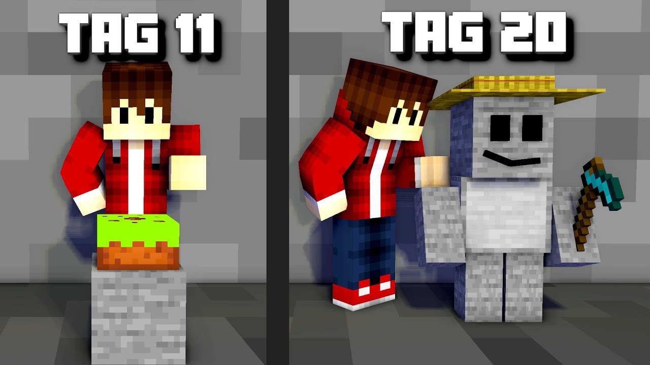 20 Tage Minecraft aber unter der Erde | LarsLP - YouTube