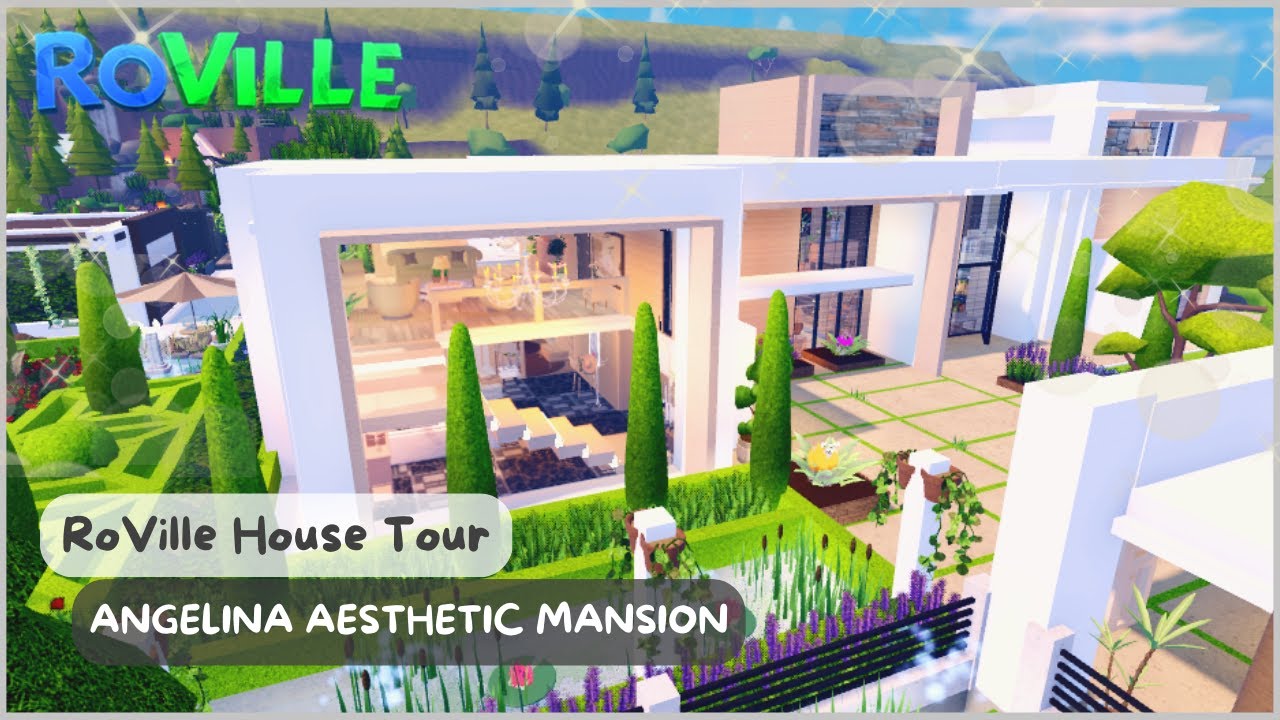 🏠🏡 [House Tour] ANGELINA AESTHETIC MANSION by CutePizza_04 || RoVille ...