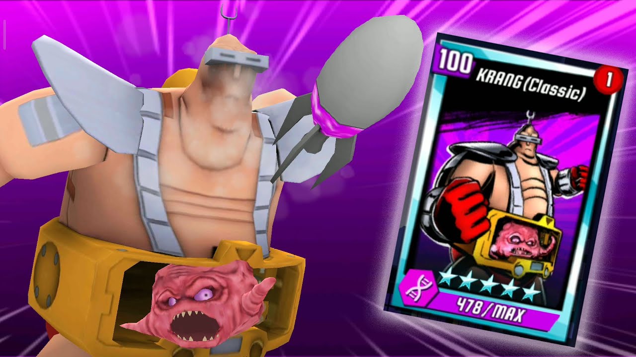 Krang Is Strong Teenage Mutant Ninja Turtles Legends - YouTube