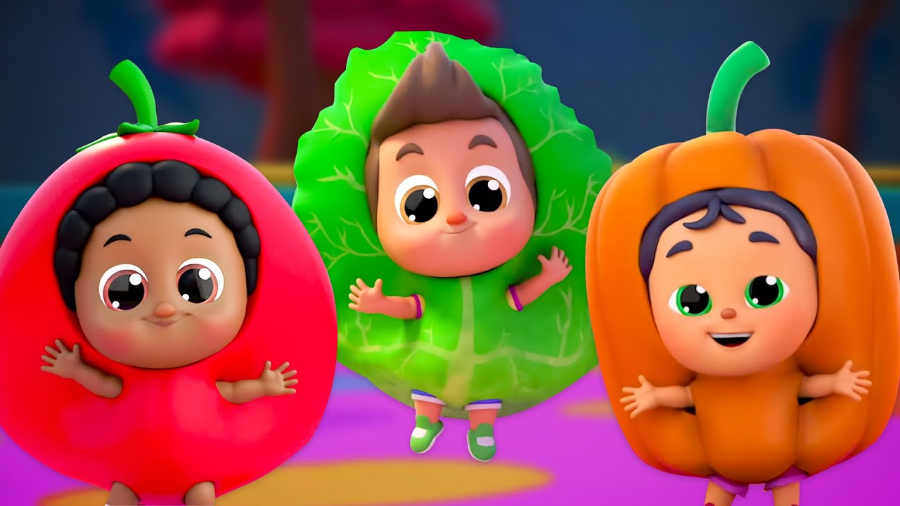 Vegetables Song - Learn Vegetables , Fruits , Numbers & Phonics with ...