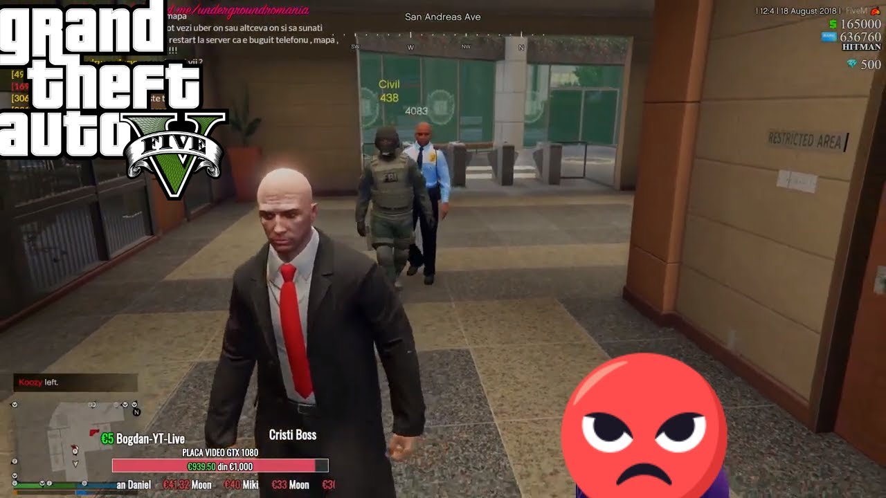 HITMAN IN CLADIREA FBI • GTA 5 FIVEM ROLEPLAY - YouTube