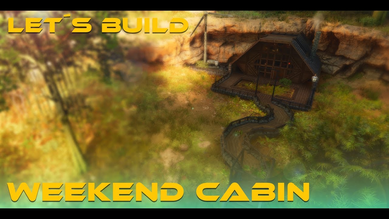 ARK Survival Ascended / The Weekend Cabin / PvE Base Design / Pathway ...