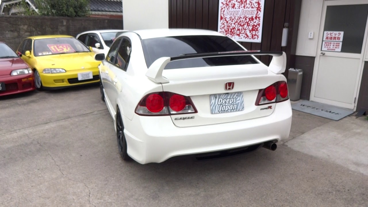 FD2シビックRG車高調ワンオフマフラーエンケイPF01 - YouTube
