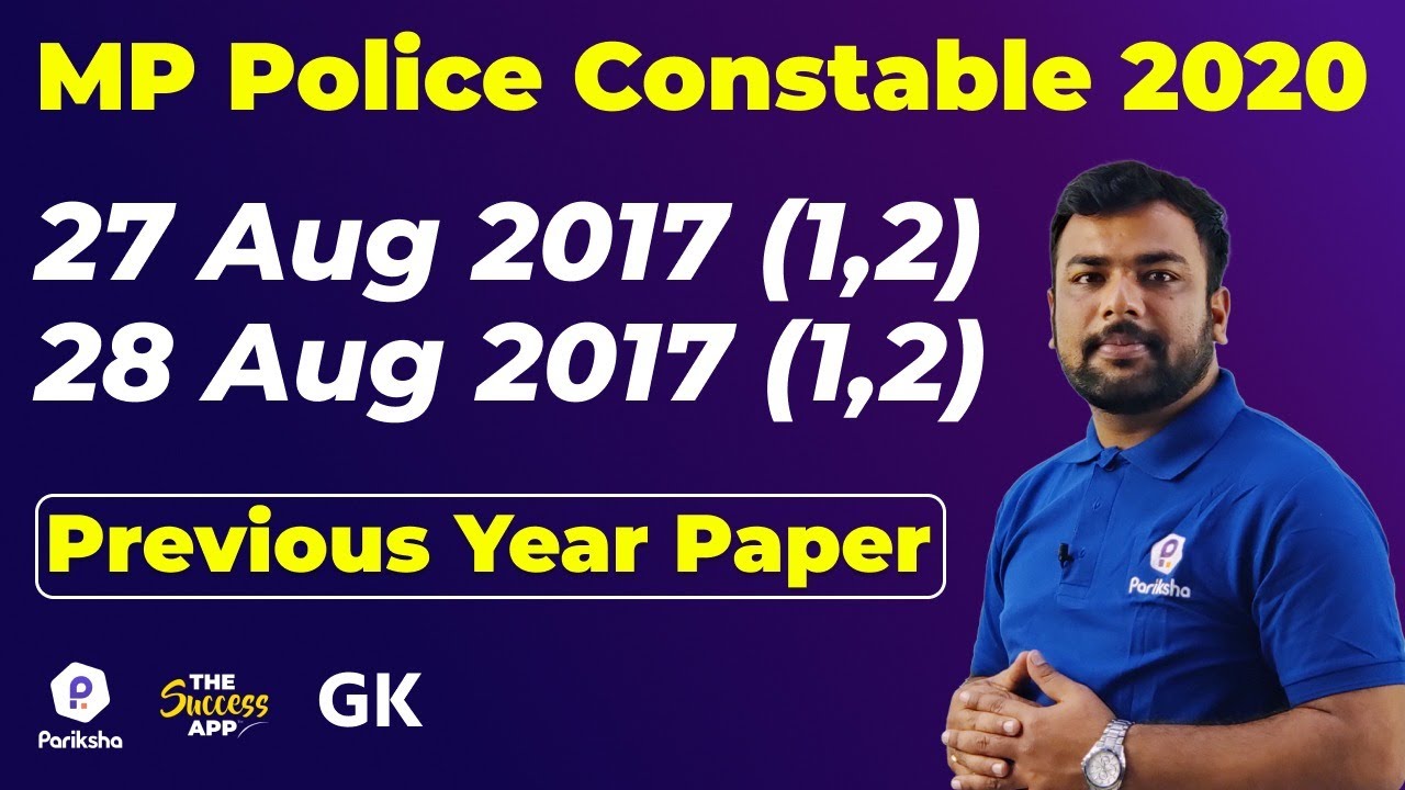 MP Police Constable Previous Year Paper Solution |GK| 27 Aug (Shift-1,2 ...