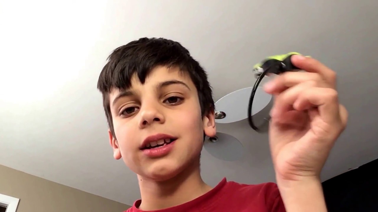 Shock Doctor lime flavoured youth mouth guard...Kid Quarterback! - YouTube