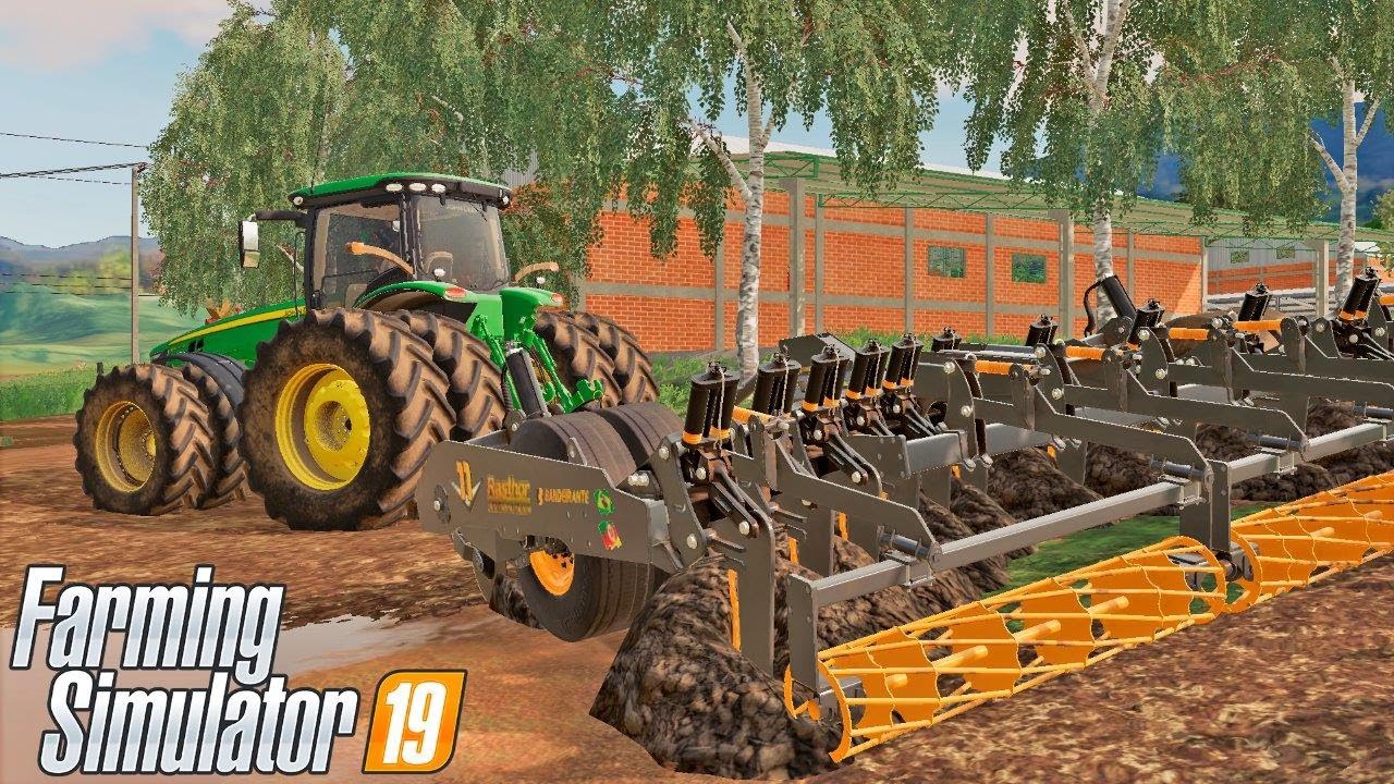 COLOQUEI UM ARRADO PESADO DE MAIS NO 8R || AGRONÓPOLIS || FARMING ...