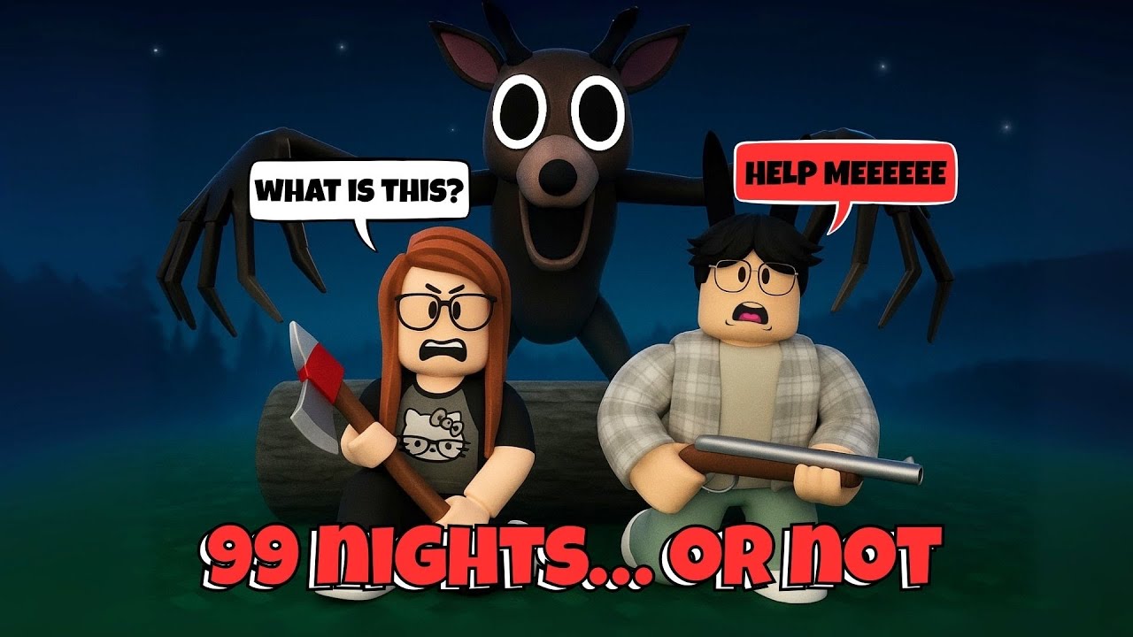Surviving 99 Nights in the Forest… or Not 😭 | Roblox - YouTube