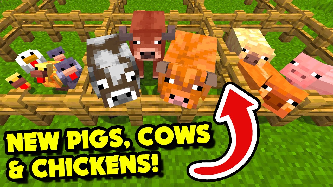 How to Find COLD & WARM VARIANT Pigs, Cows & Chickens in Minecraft 1.21 ...
