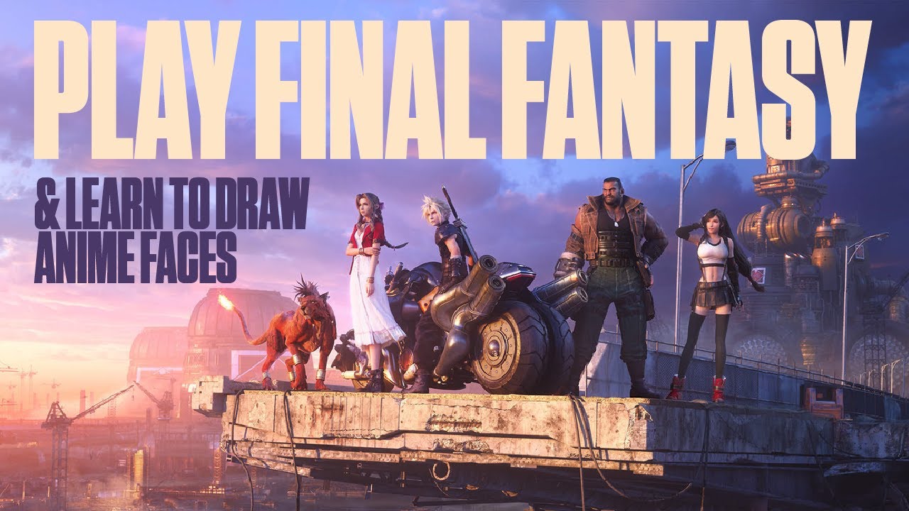 Drawing Final Fantasy 7 Characters - YouTube