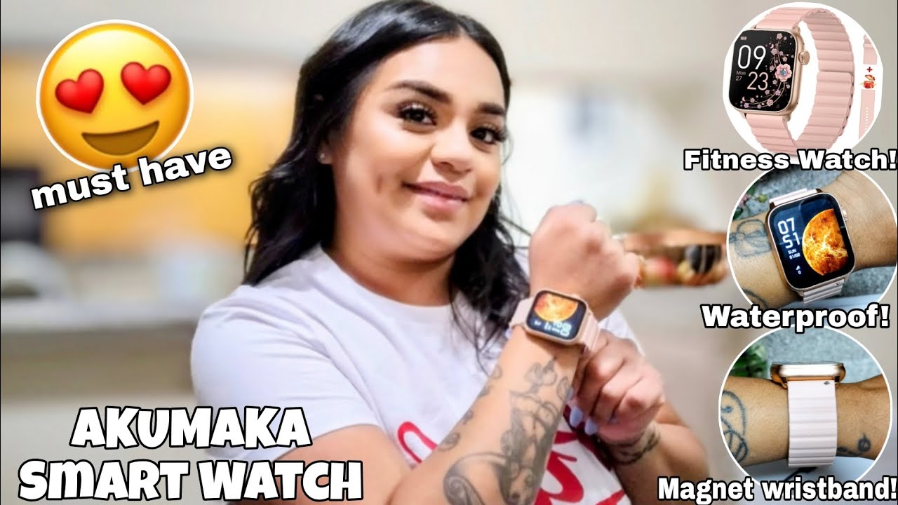 AKUMAKA SMART WATCH! (MUST HAVE)!😍 - YouTube