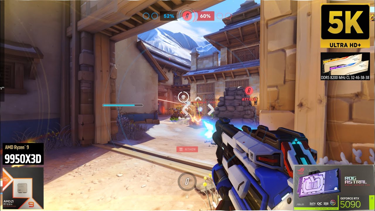 Overwatch 2 UltraWide Gameplay / ASTRAL RTX 5090 / AMD Ryzen 9 9950X3D ...
