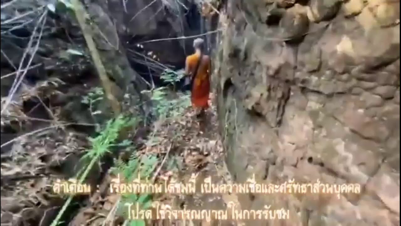 RARE VIDEO FOOTAGE! of Giant Snake Stone Scale at Naka Cave, Thailand ...