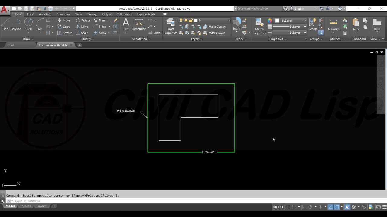 Helpful Survey Lisp Coordinates with Table - YouTube