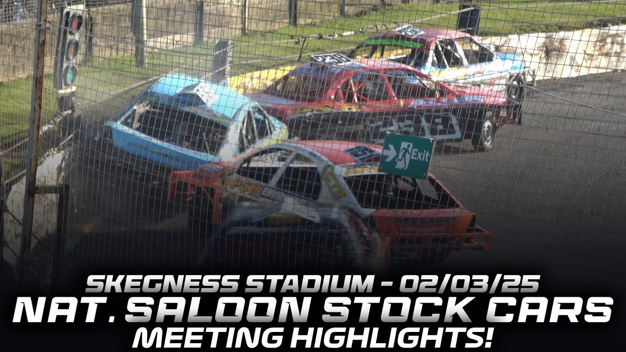 2L Saloon Stock Cars - Meeting Highlights (Skegness - 2/3/25) - YouTube