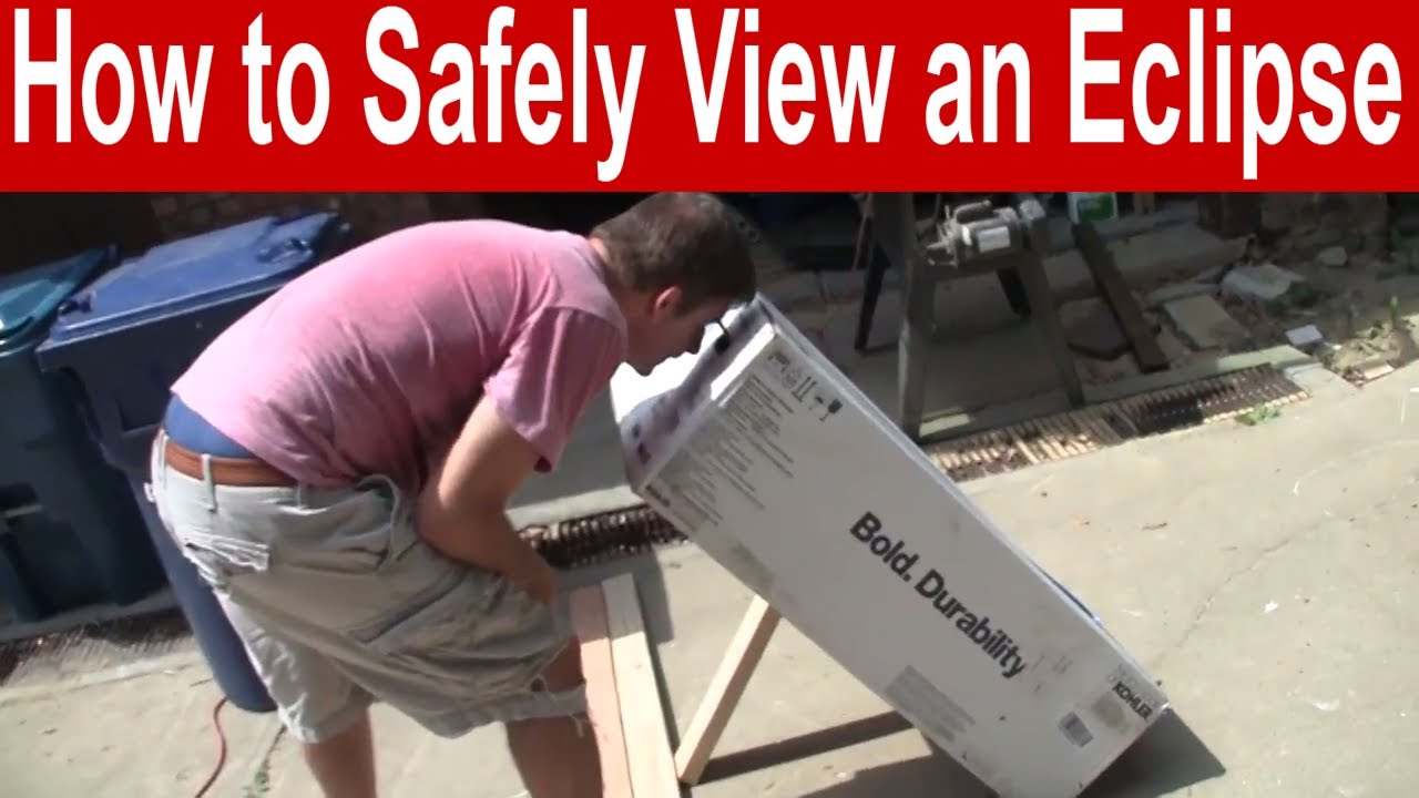 How to Safely View an Eclipse - YouTube