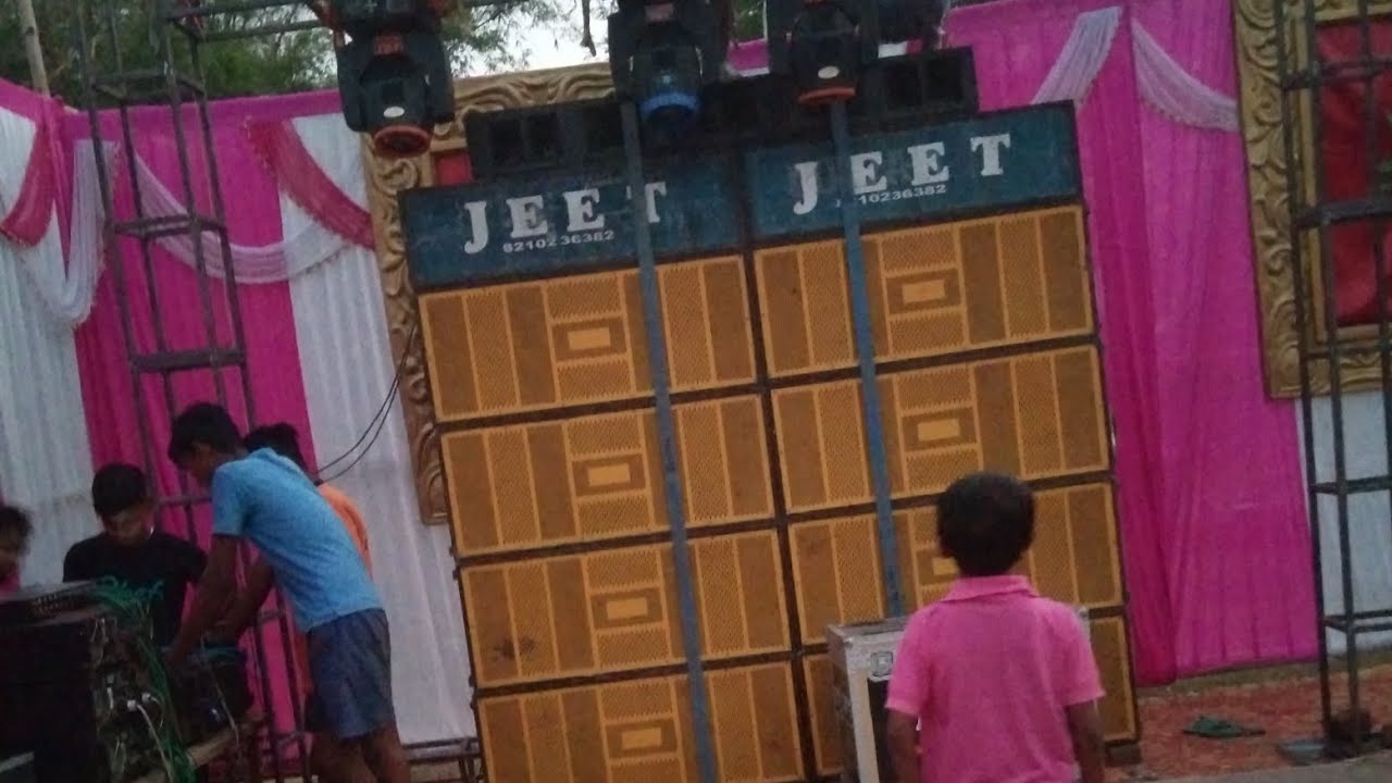 Dj Jeet Party Setup Seyal Juri Mein Garda Ura Diya Dj Jeet Ne # ...