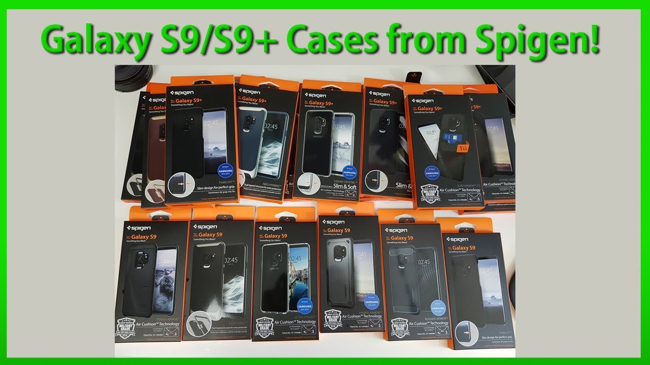Galaxy S9/S9+ Cases from Spigen! - YouTube