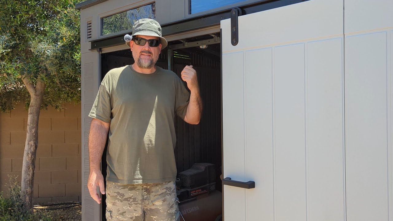 Suncast Modernist Shed Installation Issues and Solutions - YouTube