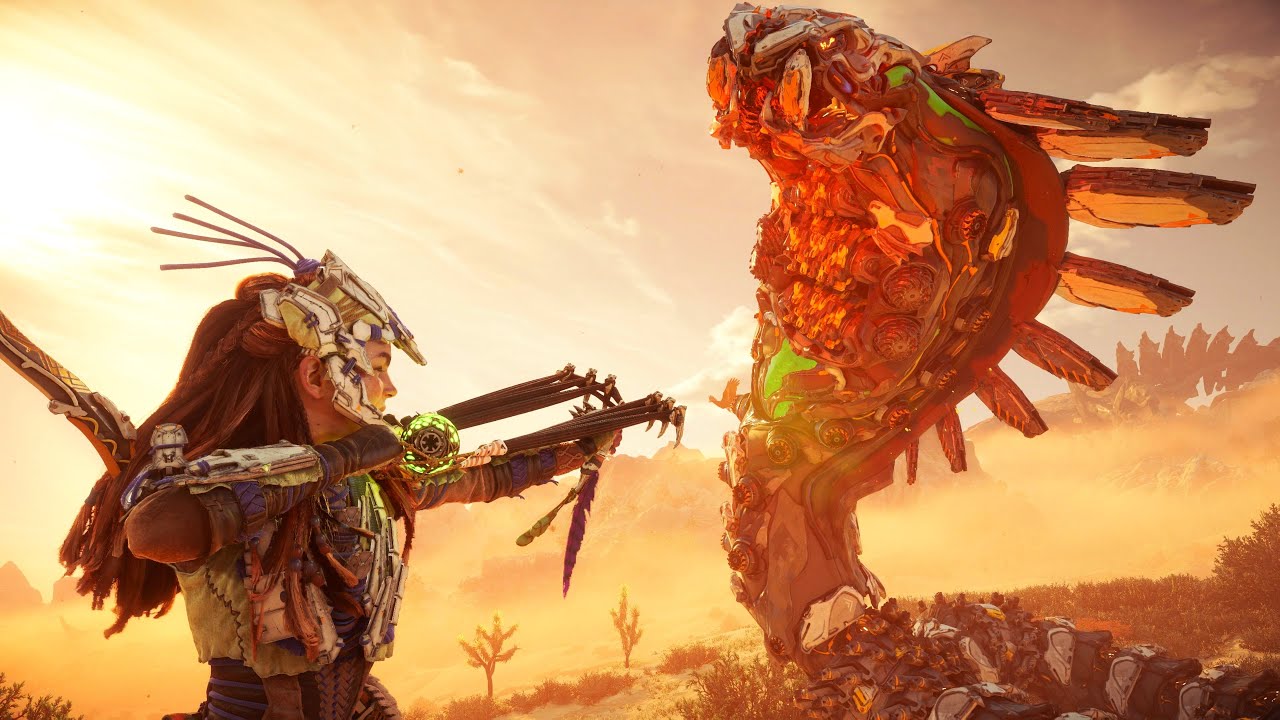 Slitherfang Blasted with Blast Sling | Very Hard | Horizon Forbidden ...