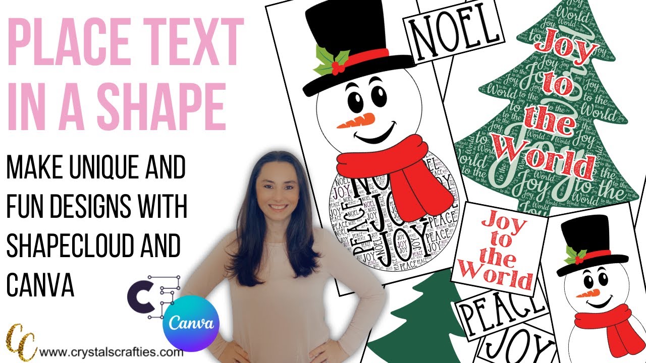 Text in a shape for a unique design - YouTube