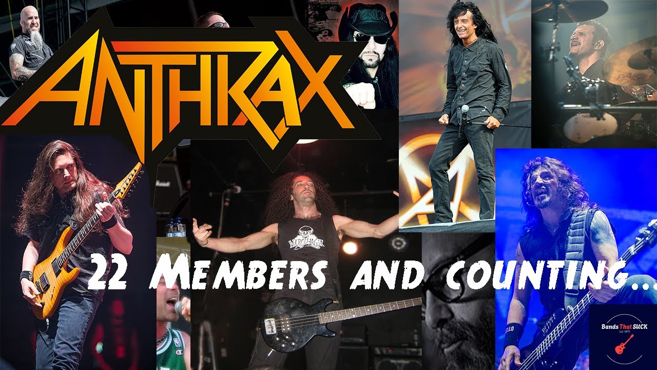 Bands That SUCK as Bandmates: Anthrax | 22 Members and Counting... | A ...