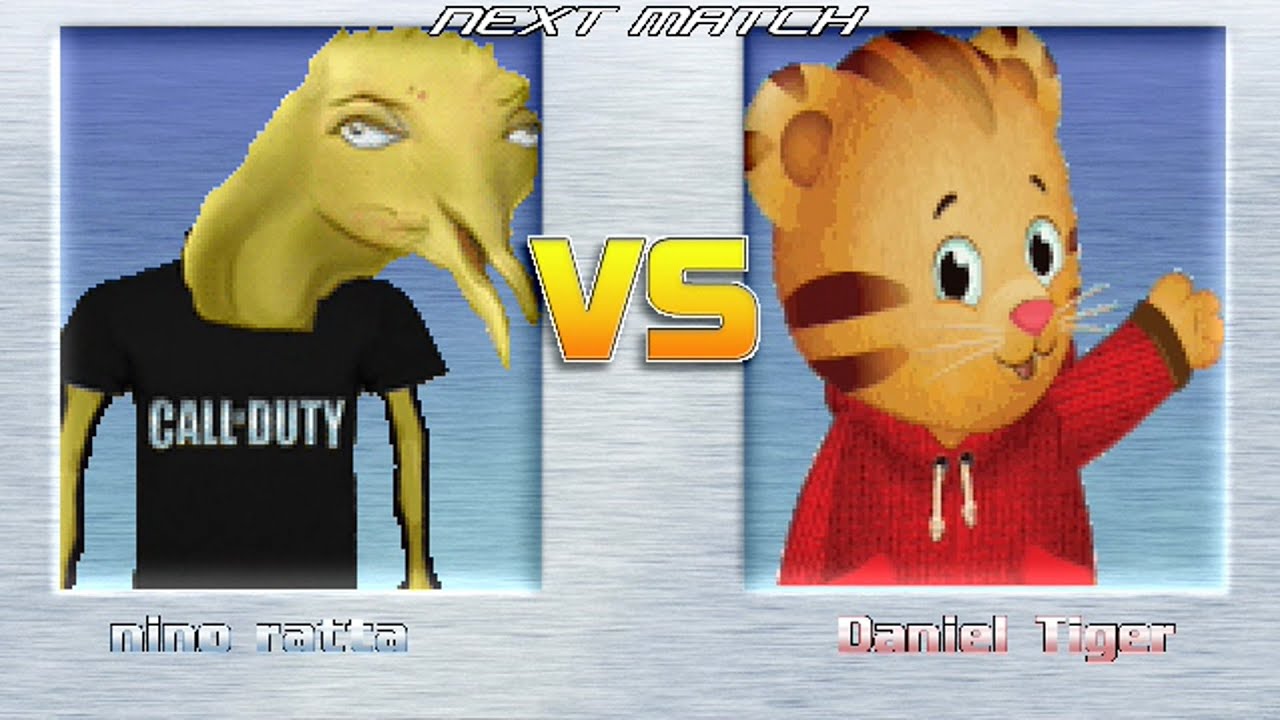 M.U.G.E.N BATTLES | Niño Ratta vs Daniel Tiger - YouTube
