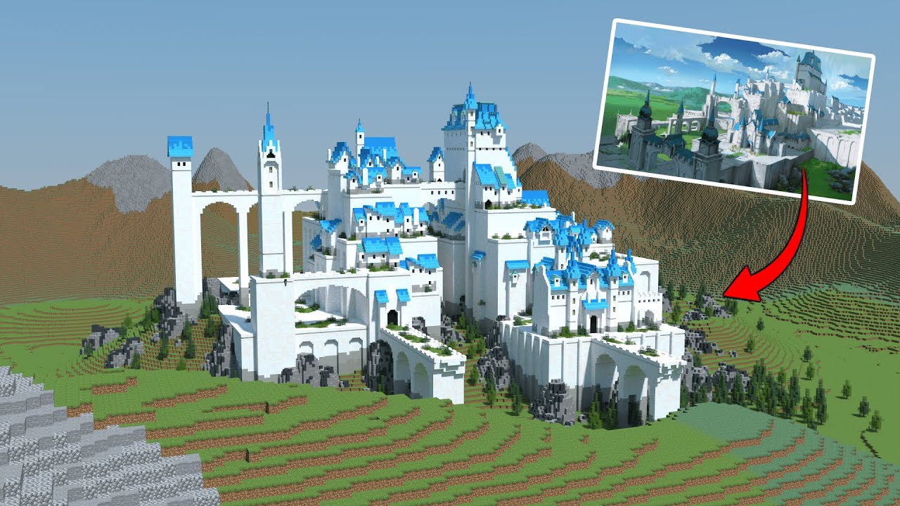 Fantasy City MEGABUILD | Minecraft Megabuild Timelapse - YouTube