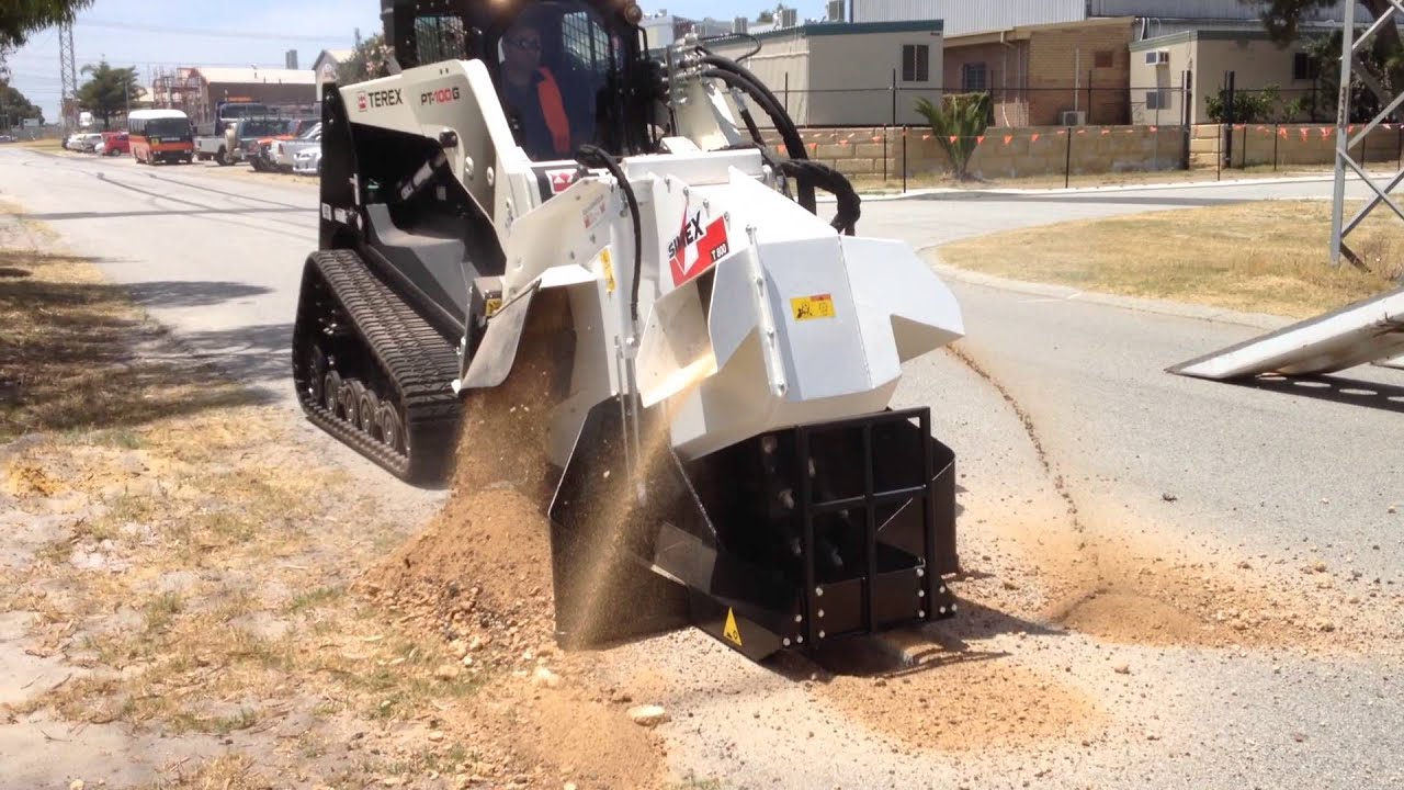 Simex T800 Trenching wheel - YouTube