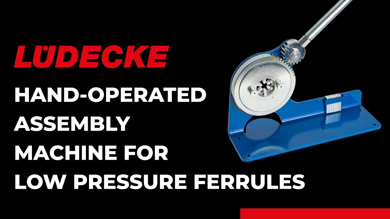 Hand-Operated Assembly Machine for Low Pressure Ferrules - YouTube