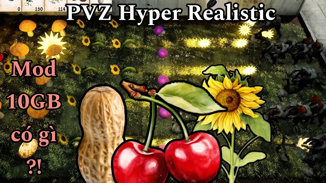 Plants vs Zombies Hyper Realistic: Trải nghiệm phiên bản siêu thực tế ...