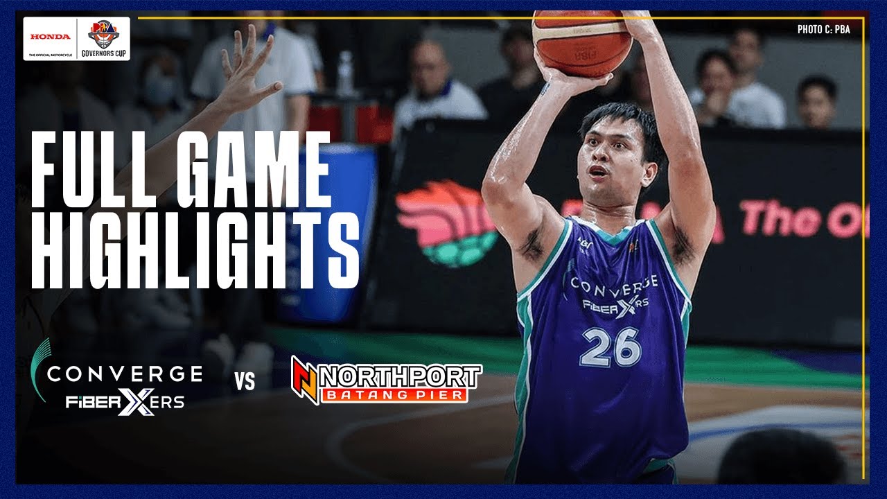 CONVERGE vs NORTHPORT | FULL GAME HIGHLIGHTS | PBA SEASON 49 GOVERNORS ...
