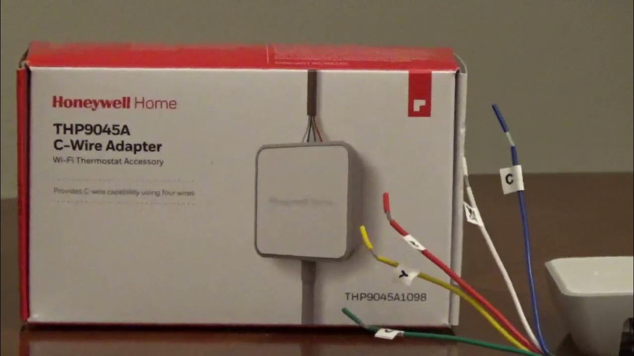 C Wire Adapter for a Smart Thermostat - YouTube